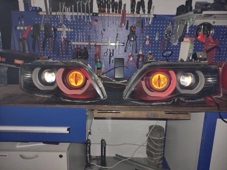 BMW E53 Custom Front Headlights – Brand New - BMW Auto Spare