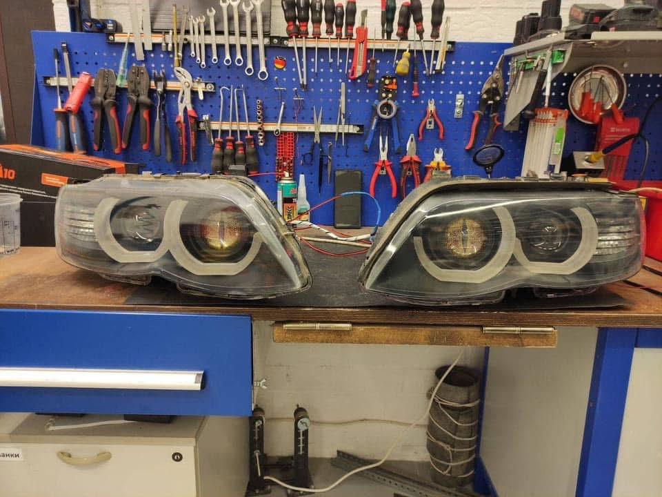 BMW E53 Custom Front Headlights – Brand New - BMW Auto Spare